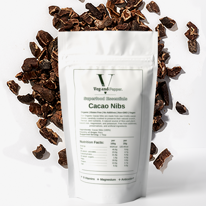 Organic Cacao Nibs UK | Crunchy Raw Bites – VegandPepper