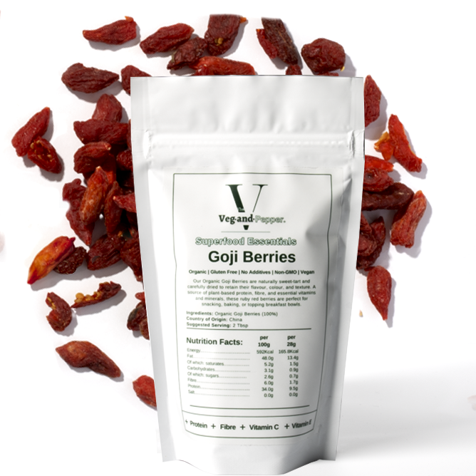 Organic Goji Berries UK | Naturally Sweet – VegandPepper